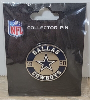 DALLAS COWBOYS Established 1960 Blue Star Label Pin NEW WINCRAFT | eBay