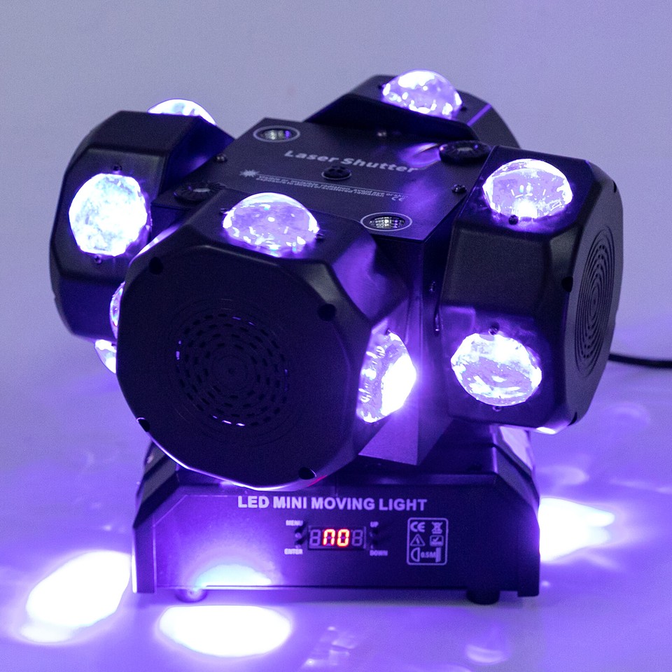 LED Laser Moving Head Light Rotating Stage Light 200W DMX DJ Disco ...