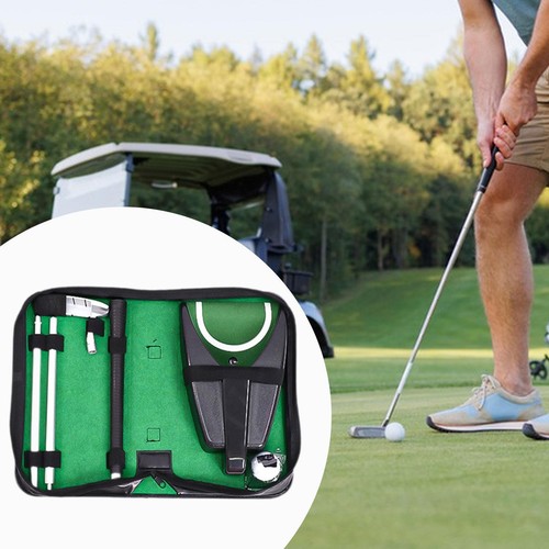 Golf Putting Set Easy Assembly Training for Indoor Outdoor Office Yard ...