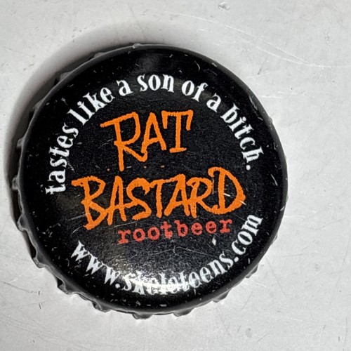 Vintage Rat Bastard Root Beer Original Bottle Cap Vinyl Back #723 | eBay