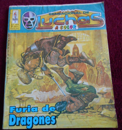LUCHAS comic wrestling LUCHA LIBRE DRAGON FURY martial arts CHAKO ...