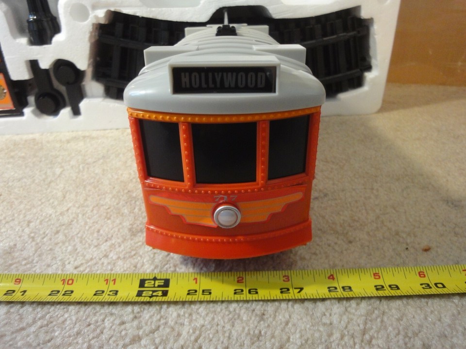 Disney California, Red Car Trolley Remote Control R/C Train Set ...