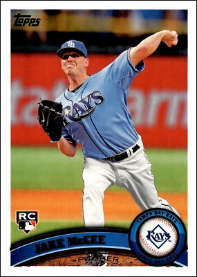 2011 Topps #268 Jake McGee Rookie Tampa Bay Rays | eBay