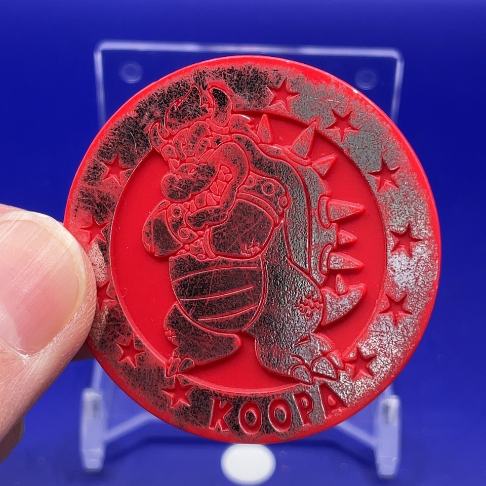 KOOPA Super MARIO Bros Very Rare Menko Retro Game Vintage Japanese ...