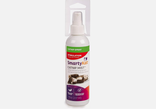 SmartyKat Catnip Mist Spray for Cats & Kittens, Safe for Pets - 7 Fluid ...