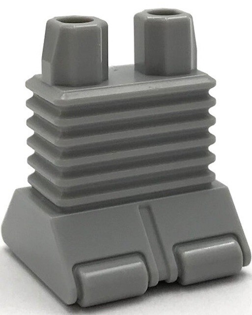 Lego New Light Bluish Gray Lower Body Robot Ribbed with 4 Rollers Part ...