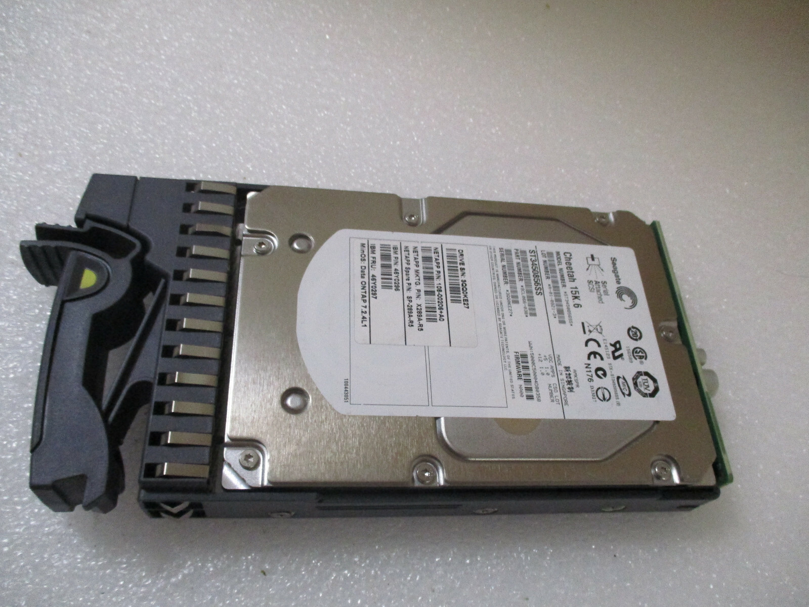 X289A-R5 NETAPP 450GB 15K 3G SAS 3.5 HARD DRIVE FOR FAS2040 FAS2020 ...