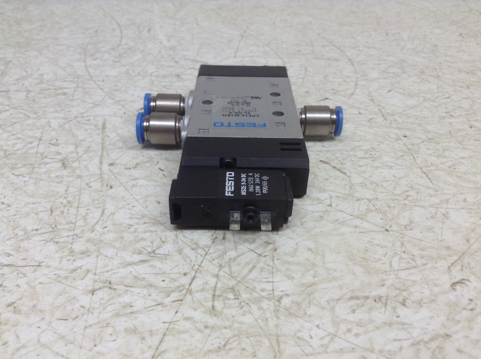Festo CPE14-M1BH-5L-QS-6 Pneumatic Valve 24 VDC MSZE-3-24DC | eBay