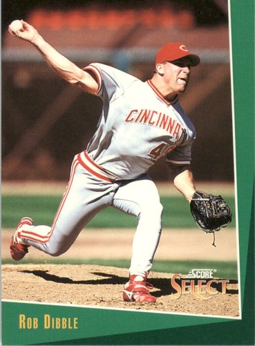 1993 Select Rob Dibble Cincinnati Reds #65 Baseball Card | eBay
