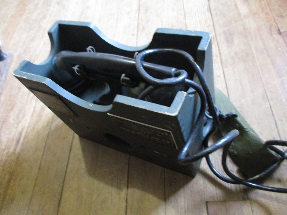 Vintage Dictograph Products WWII Navy A.B. Portable Telephone System ...