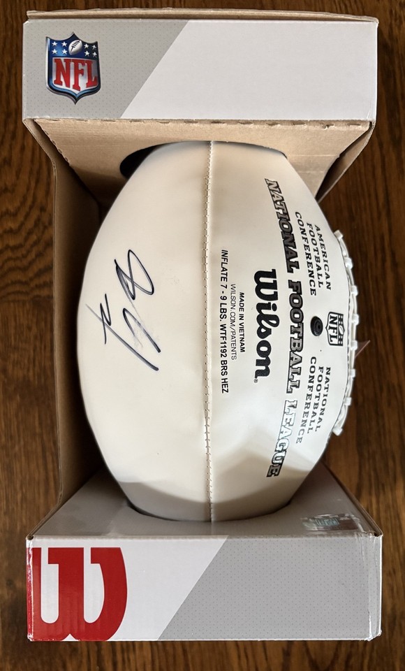 Wilson NFL Official White Panel Football - Autographed Signature ...