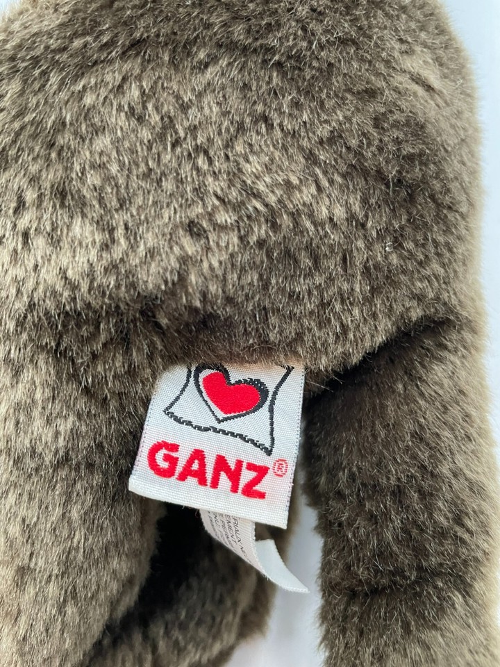 VERY RARE Ganz Classic Chocolate Labrador Puppy Dog 14" Plush Brown ...