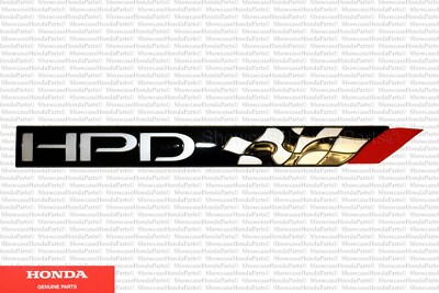 2021 Ridgeline Genuine Honda OEM Gloss Black "HPD" Emblem (08F20-T6Z ...