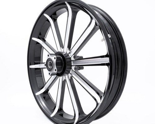 Black Rotary Forged 23" Wheel for Harley-Davidson Motorcycle Softail | eBay