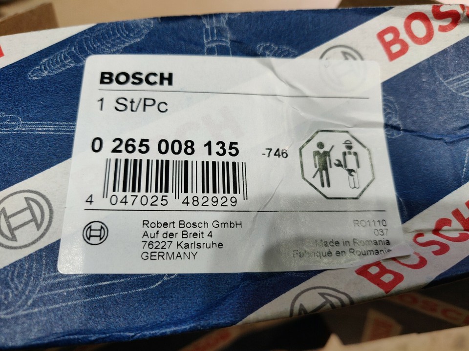 BOSCH ABS Sensor 2125400117 / 0-265-008-135 | eBay