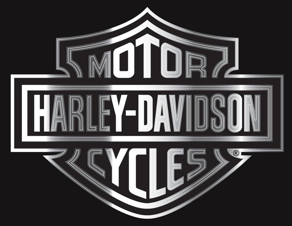 Harley-Davidson Bar & Shield Chrome Classic Graphix Sticker Decal NEW ...