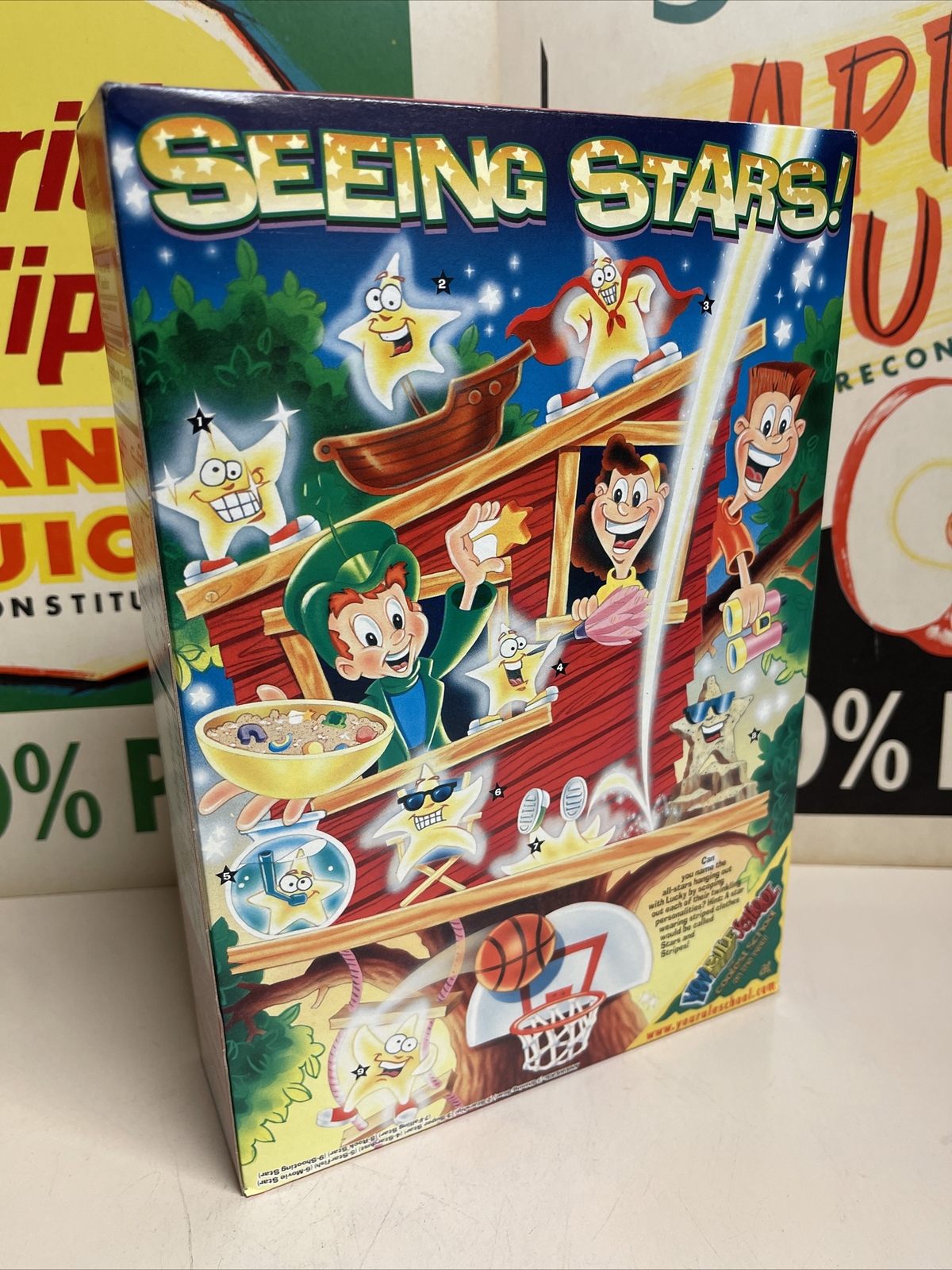 2002 General Mills Lucky Charms Cereal Box Tops For Education Full ...