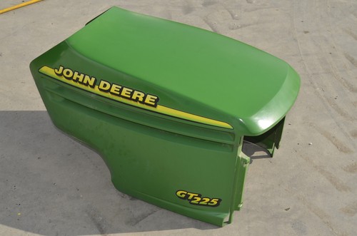 NO SHIP John Deere GT225 OEM Upper Lower Hood AM132688 GT235 GT245 ...