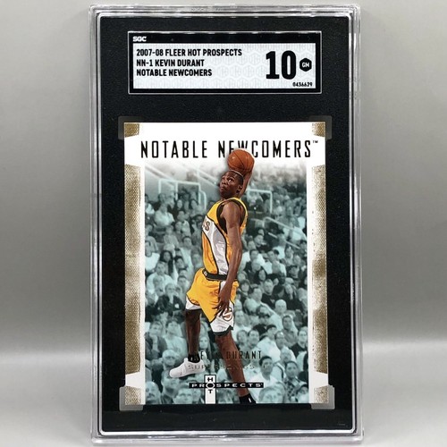 2007-08 Kevin Durant Fleer Hot Prospects Notable Newcomers Rookie Card ...