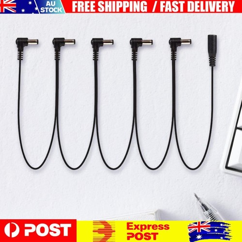 Daisy Chain Cable 9V DC Adapter Plug Power Cord Guitar Pedal Chain (1 ...