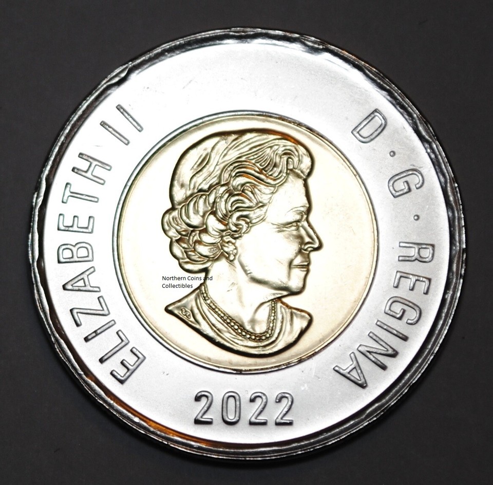 Canada 2022 2 Dollar BU Canadian Toonie Polar Bear Uncirculated Coin ...