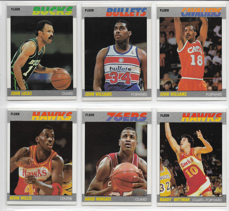 1987-88 to 1992-93 NBA Basketball Cards (Up To 60% Off) Fleer Hoops ...