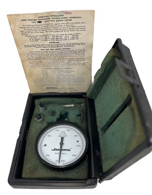 Jones Portable Tachometer Type 4800 50-50,000RPM With Case and 5 ACC's ...