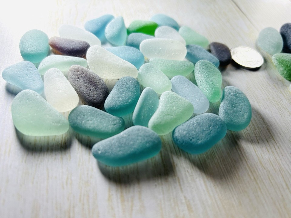 japanese sea glass Surf-Tumbled Beach glass 150g | eBay