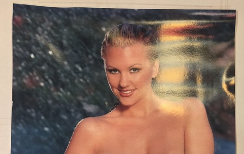 Jennifer Rovero Playboy Playmate July 1999 signed photo SEXY standing ...