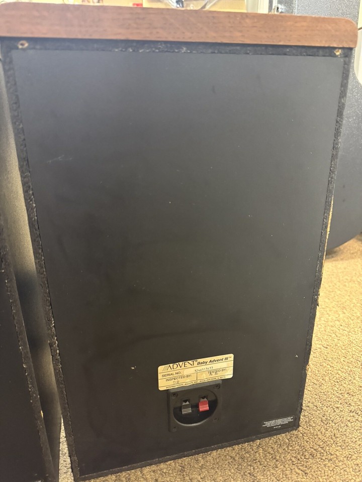 ADVENT / BABY ADVENT VINTAGE 2-WAY BOOKSHELF SPEAKERS | eBay