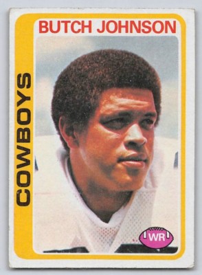 1978 BUTCH JOHNSON - Topps Football Card - # 252 - DALLAS COWBOYS | eBay