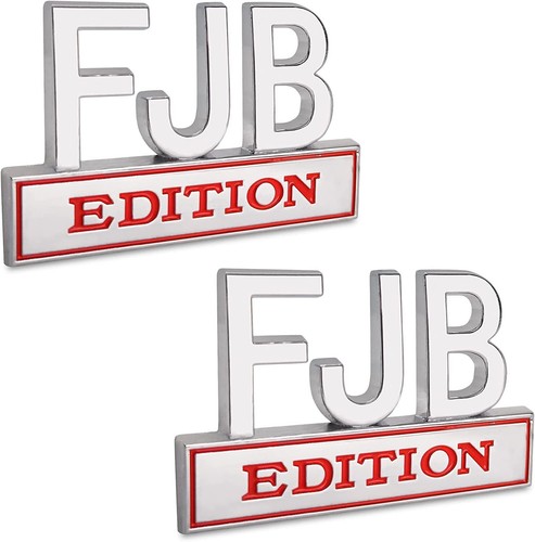 2pcs FJB Edition Truck Decals Emblems Stickers Badge Decal Sticker ...