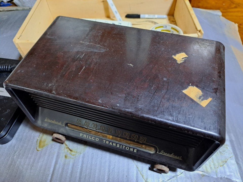 Philco Transitone Model 52-541 AM Radio 5 Tube Bakelite | eBay