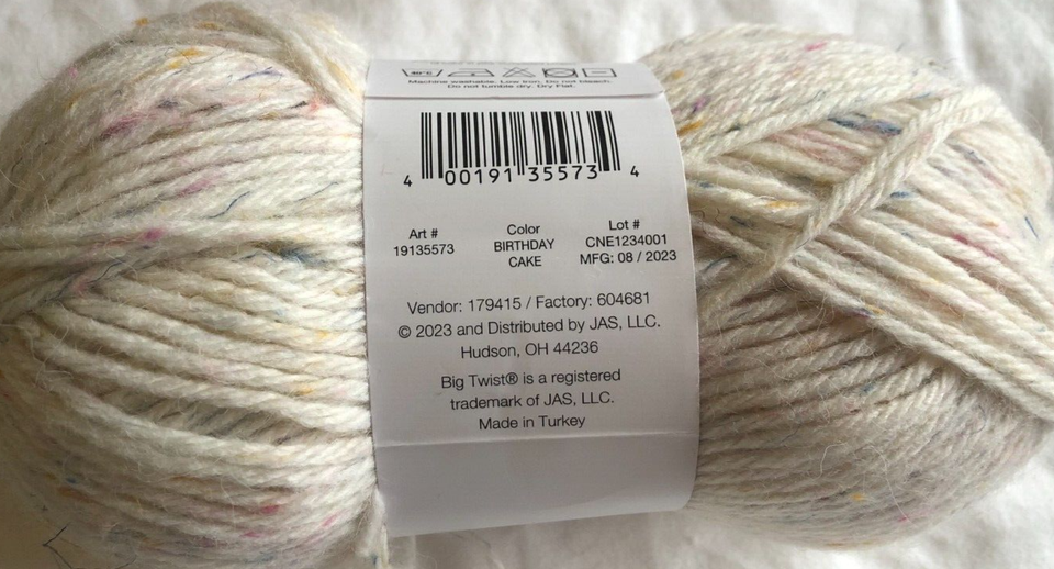 Lot of 3-Big Twist Fleck Yarn 3.5 oz each Skein-DISCONTINUED ITEM | eBay