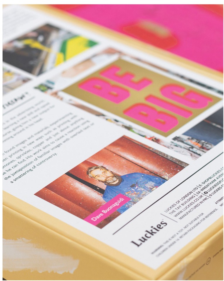 Luckies “Be Big" 500-piece puzzle. 18"W x 24"L. Artist Edition Puzzle ...