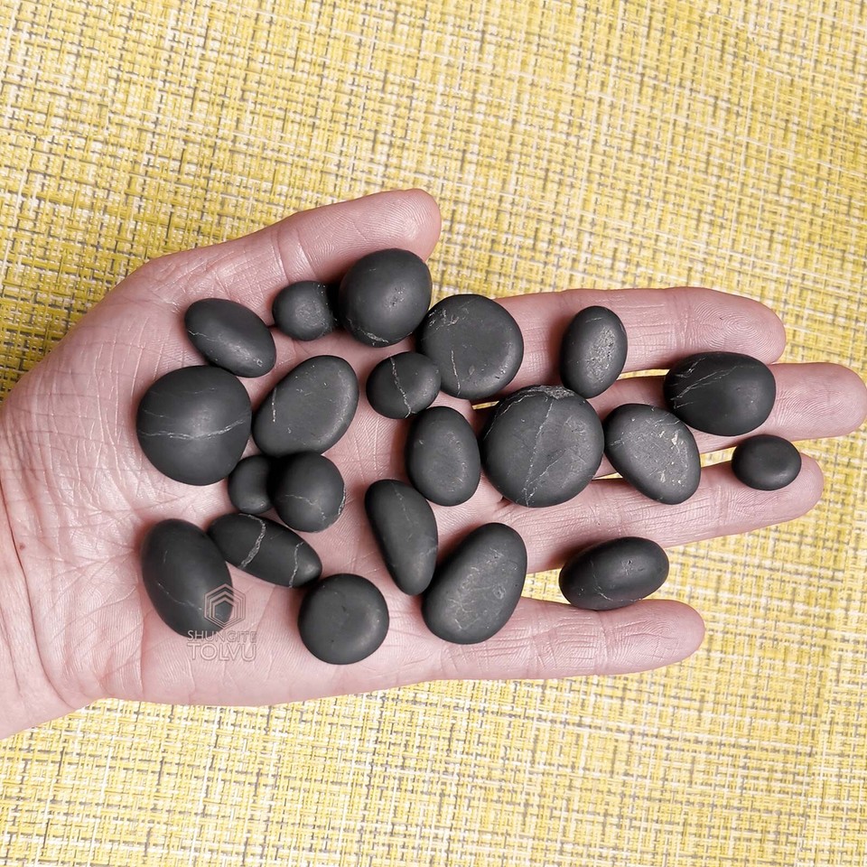 Shungite Stone -Authentic Natural Russian Black Rare mineral from ...
