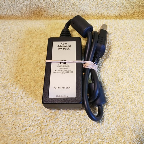Microsoft Xbox Advanced AV Pack OEM Official Adapter X08-25261 | eBay