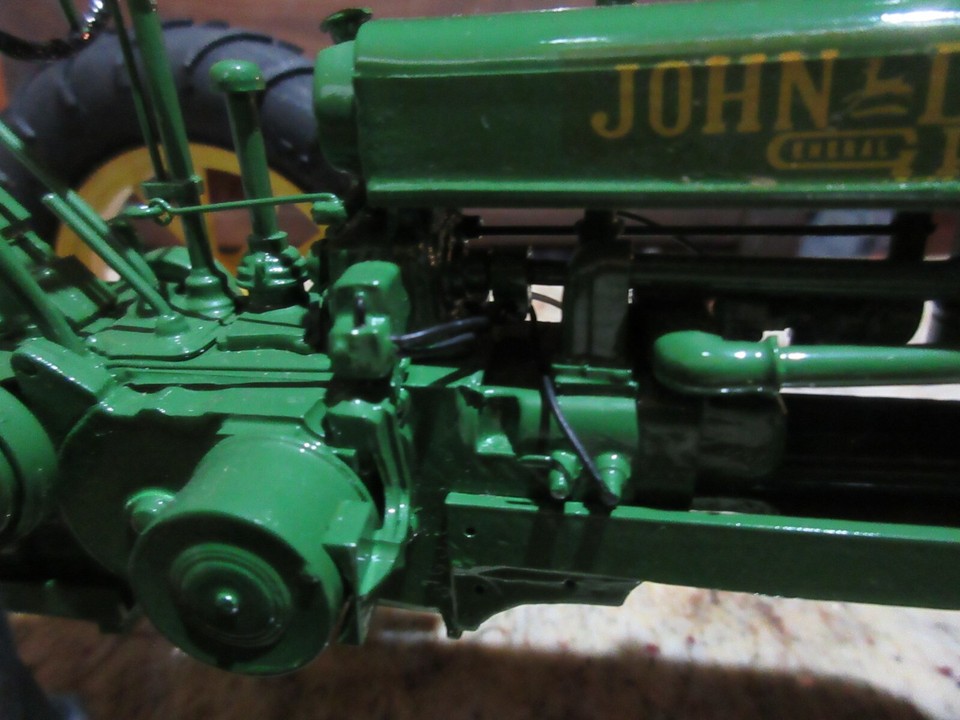 Rare John Deere Unstyled B on Rubber Farm Tractor Gilson Rieke Detailed ...