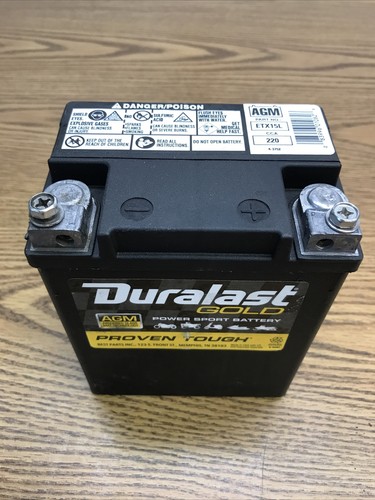 KAWASAKI VULCAN 750 1986-2006 DURALAST GOLD BATTERY PART # ETX15L | eBay