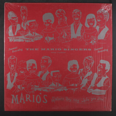 MARIO SINGERS: mario's, where they sing while you dine CENTURY 12" LP ...