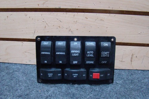 USED RV/MOTORHOME 8 SWITCH CONTROL PANEL | eBay