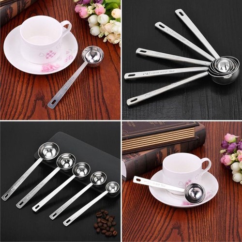 Blending Coffee Scoop 5/10/15/20/30ML Tablespoon Mixing Spoon Powdered ...