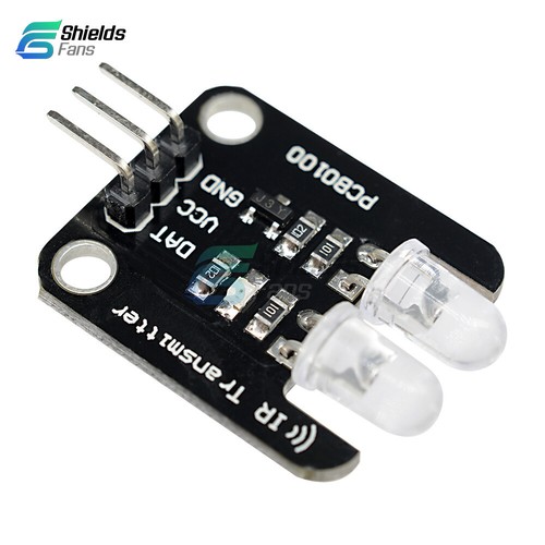 2 Channel IR Infrared Transmitter Module Sensor LED Indicate Two-Way ...