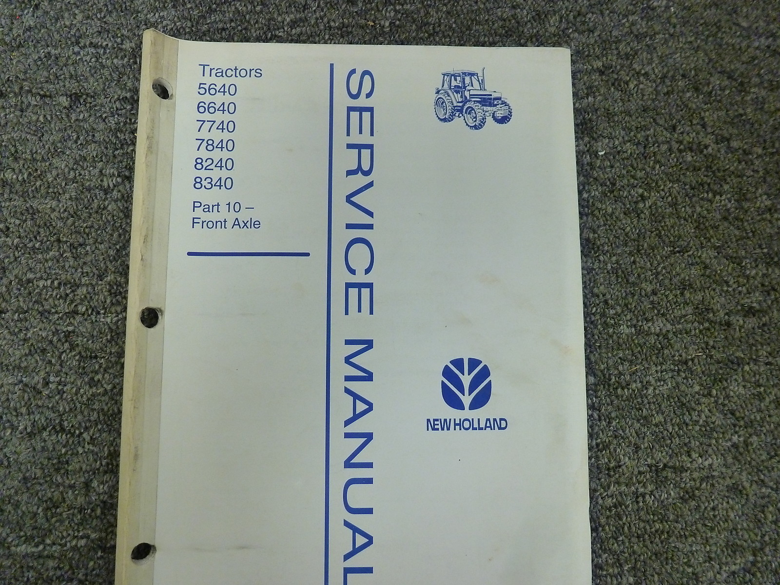 New Holland 5640 6640 7740 7840 8240 8340 Tractor Service Repair Manual ...