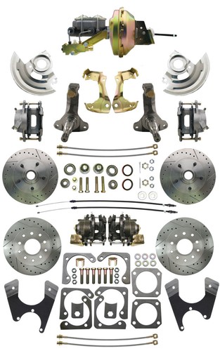 1969-74 Nova High Performance Power Front & Rear Disc Brake Conversion ...