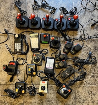 Vintage Video Game Controllers Lot Coleco Atari & Wico Command Controls ...