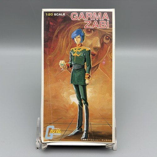 Vintage 1981 Bandai Garma Zabi 1:20 Scale Figure Clear Model Kit Gundam ...