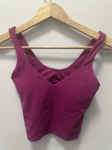 Lululemon Align Tank Top- Size 0. Magenta Purple | eBay