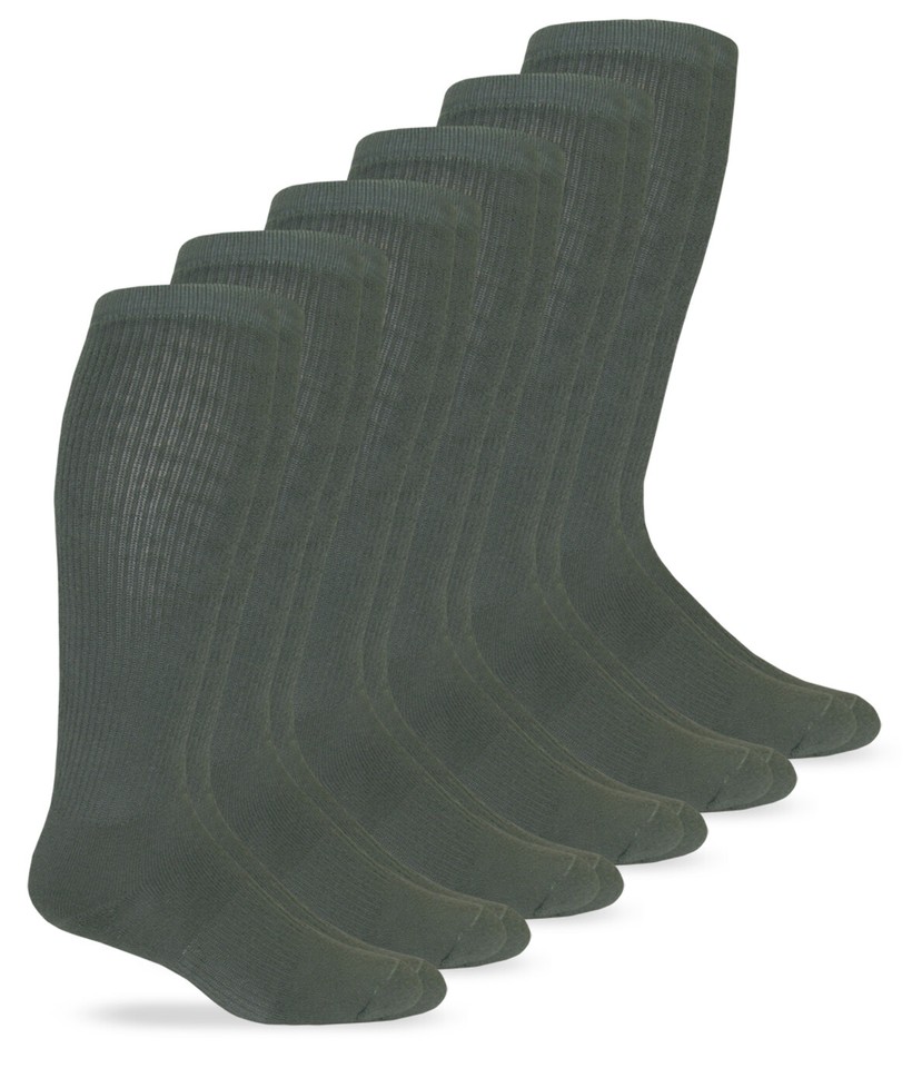 Jefferies Socks Mens Merino Wool Military Combat Over the Calf Boot ...