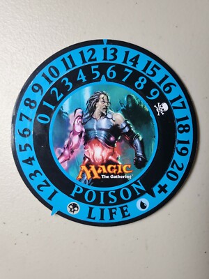 MTG Magic Artifact Spindown Life & Poison Counter Tezzeret Used | eBay